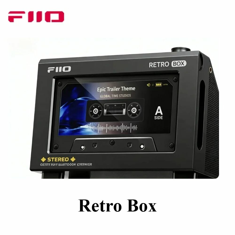 FiiO Retro Box Настольный беспроводной динамик Bluetooth M33 M21 JM21 проигрыватель без потерь