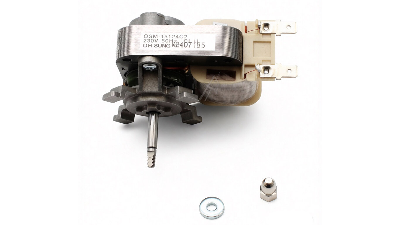 Двигатель вентилятора для СВЧ IKEA BMWC ANRA 595 SS, MW C00 B (OSM-15124C2,230V, 50Hz). Товар уцененный