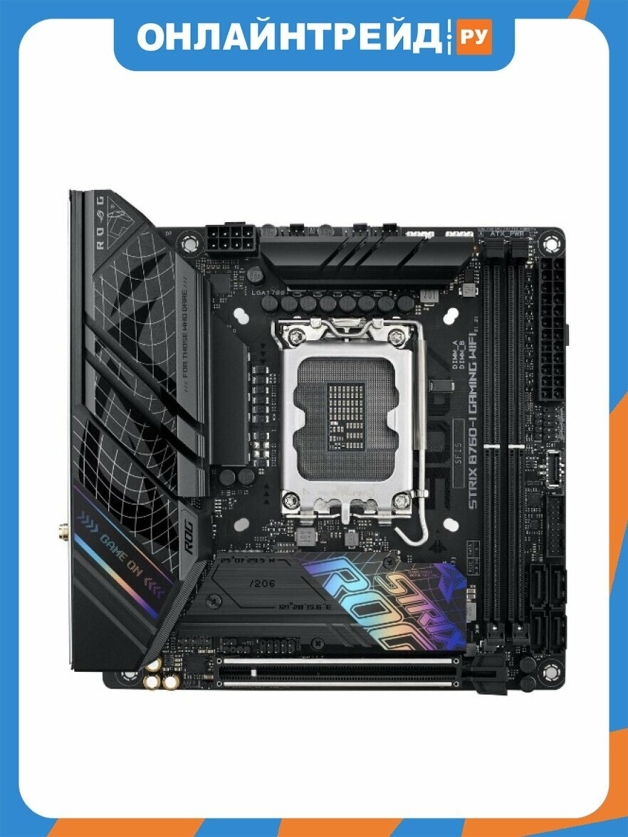 Материнская плата Asus ROG STRIX B760-I GAMING WIFI (LGA1700, mini-ITX)
