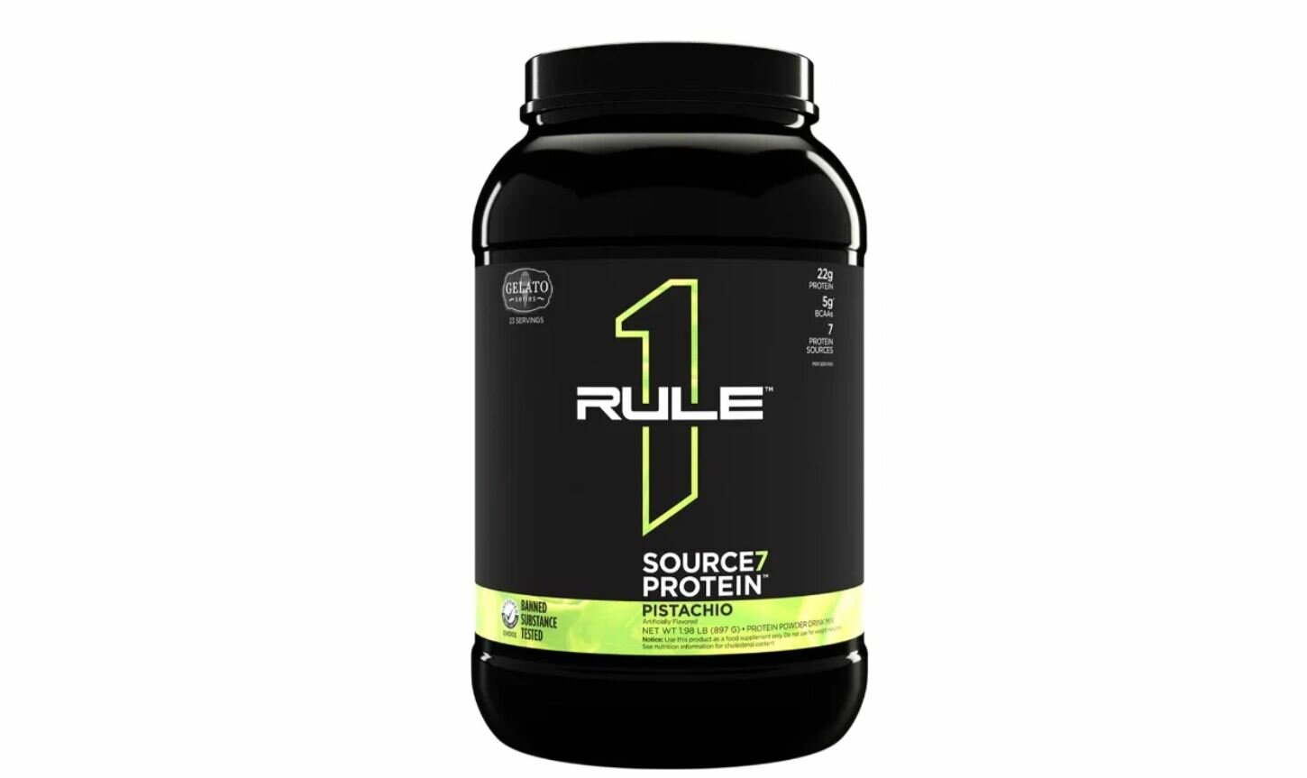 Rule One, Протеин SOURCE7 PROTEIN 0.9 кг (Pistachio) Фисташка
