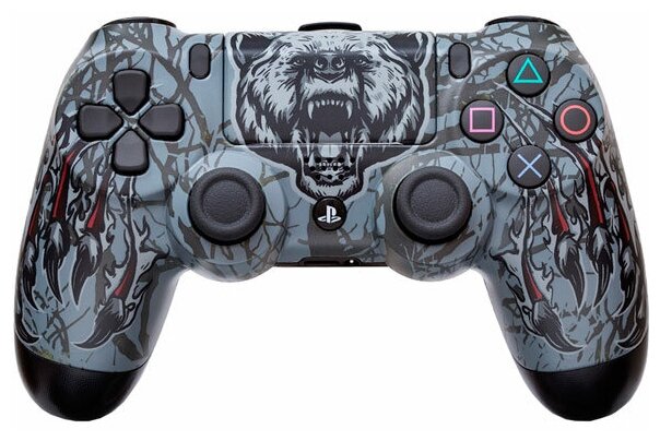 Уценка!!Геймпад для консоли PS4 PlayStation 4 Rainbo DualShock 4 Grizzly уценка!!