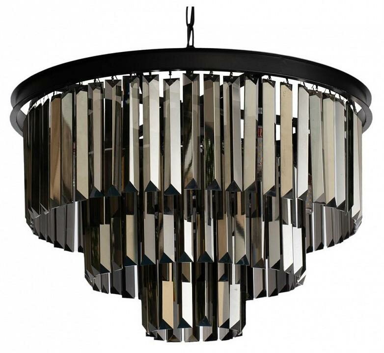 Люстра Loft it Pr1sm 10018 500C цвет плафона подвески Светло-серый, цвет арматуры Черный
