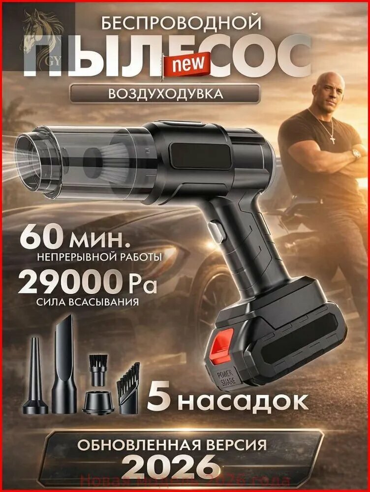Автомобильный пылесос / мини пылесос