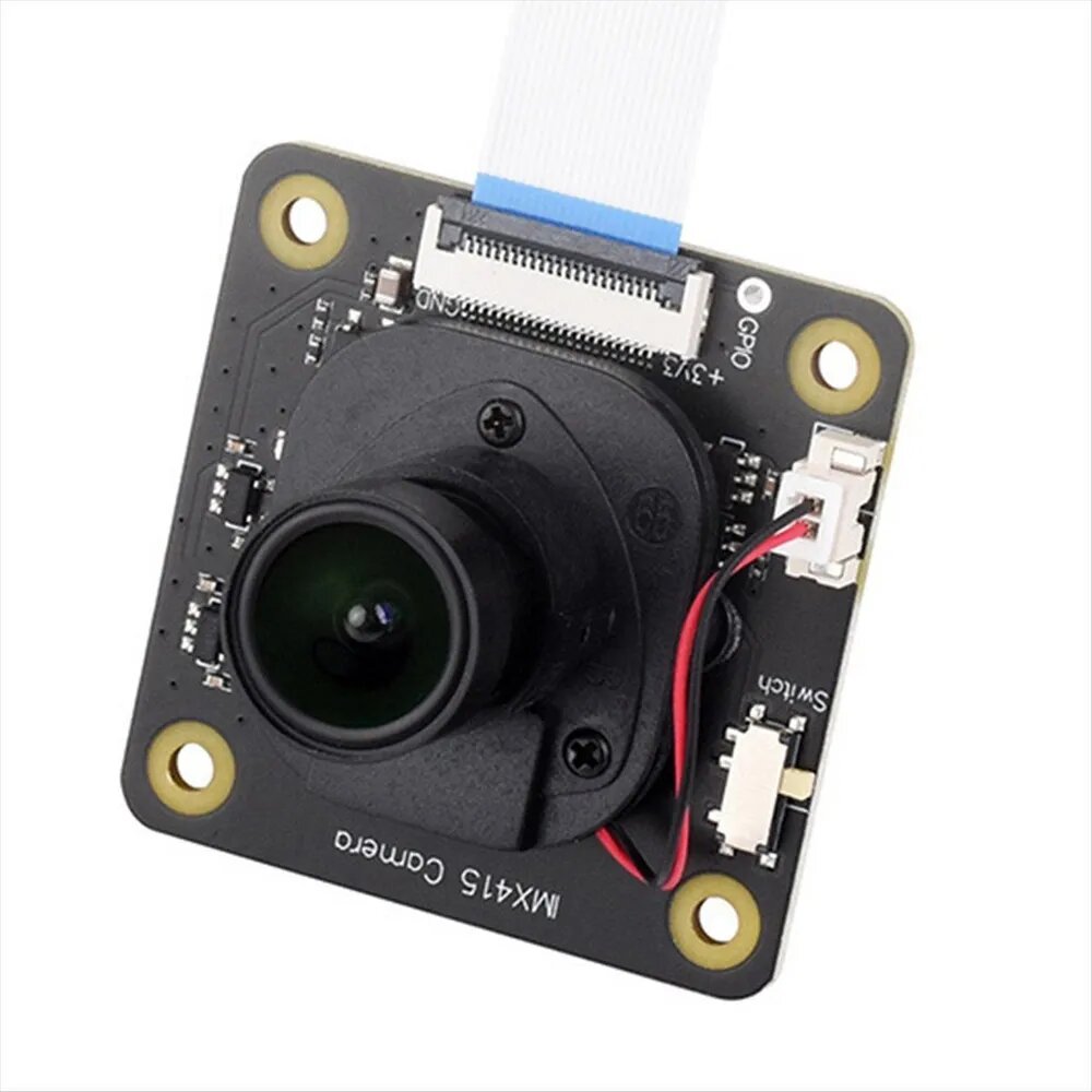 Для модуля камеры LuckFox IMX415 8MP с углом обзора 98 и полноцветным изображением (черный)