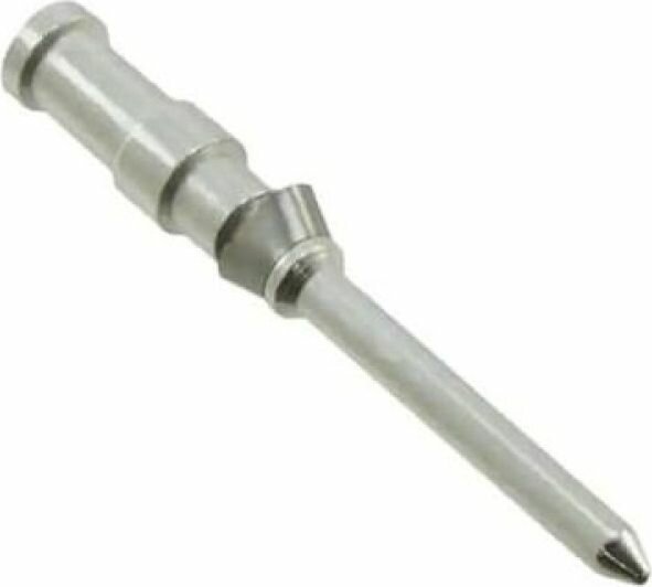 Контакт HARTING 09150006104 "Папа", Han D, обжим 10 A, 0.14-0.37 кв. мм, серебристый, 1 шт