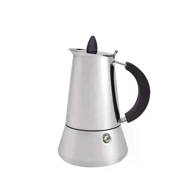 Кофеварка гейзерная 200 мл FEEL MAESTRO Espresso Moka MR-1668-4 на 4 кружки