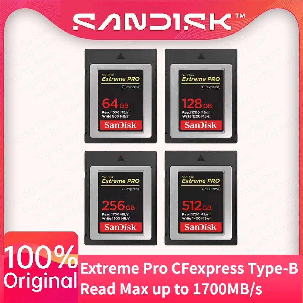 SanDisk Extreme PRO CFexpress 512GB — фото 1