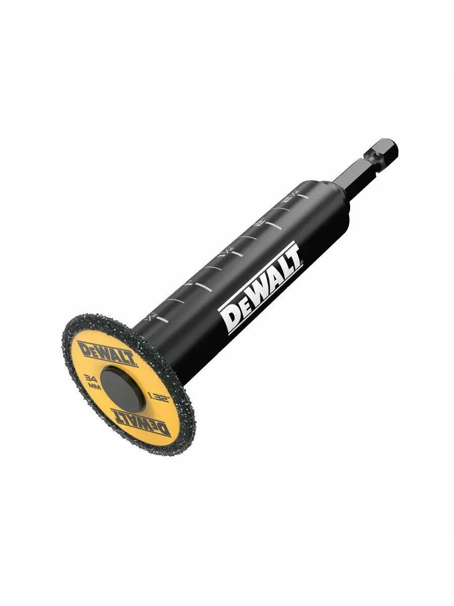 Труборез ударный 6,4мм (1/4) для резки ПВХ с алмазной крошкой "DeWalt" DWAIPCIR DT20563-QZ