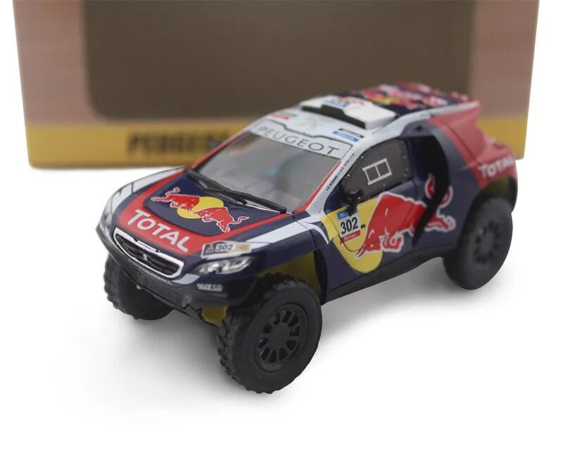 Масштабная модель 1:43 "Dakar 2008" внедорожник, раллийный автомобиль из металла, коллекционная машинка, спорткар, трофи-рейд