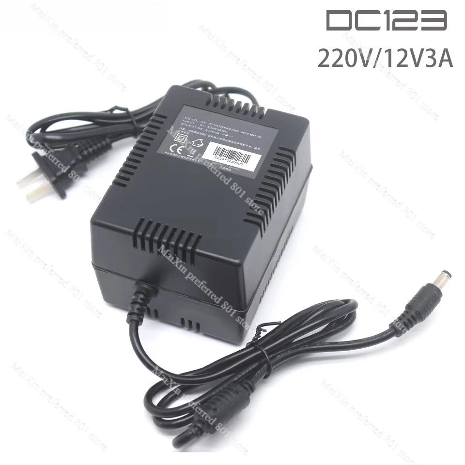Блок питания 220V/12V 3A DC123