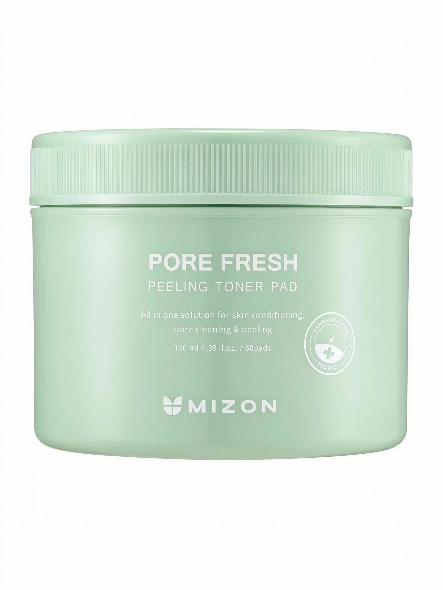 MIZON Пилинг-пэды для лица с экстрактом хауттюйнии PORE FRESH TONER PEELING PAD 60шт
