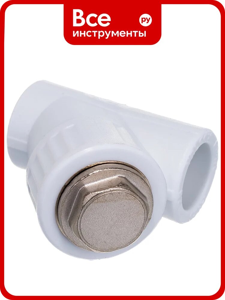 Сетчатый фильтр VALFEX PP‑R белый, 25х45° 10141025 036‑0617 полипропиленовый корпус без резьбы полупрофессиональный
