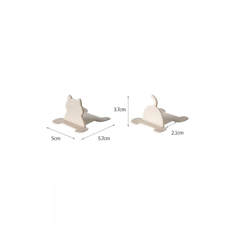 Силиконовый подъемник для унитаза мультяшный Бежевый, 2 grey and 2 Beige
