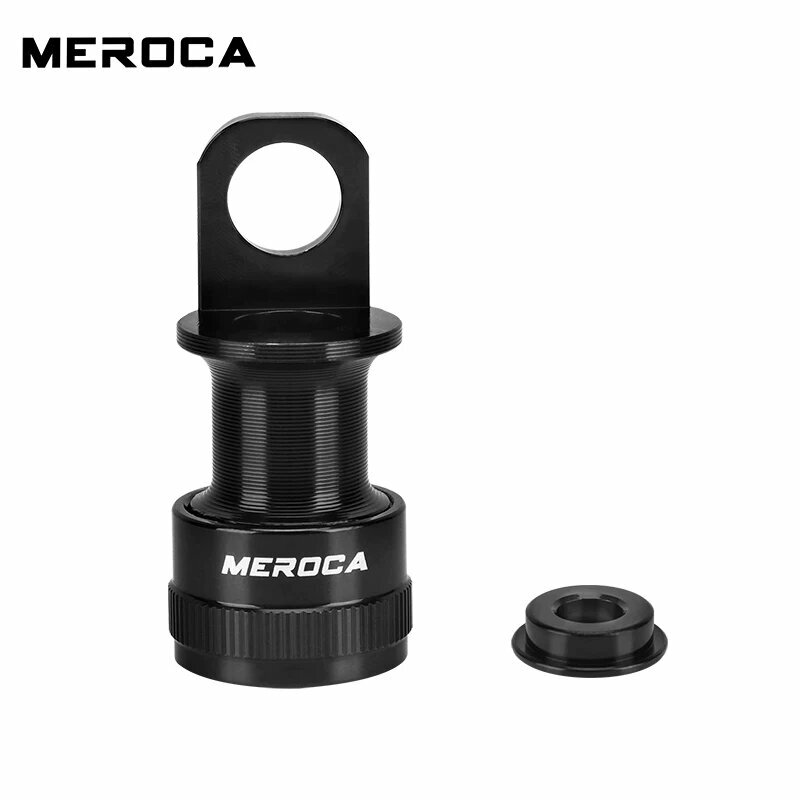 MEROCA Велосипедный крепежный кронштейн для быстроразъемного педального крепления - Черный, с монтажными винтами, одна