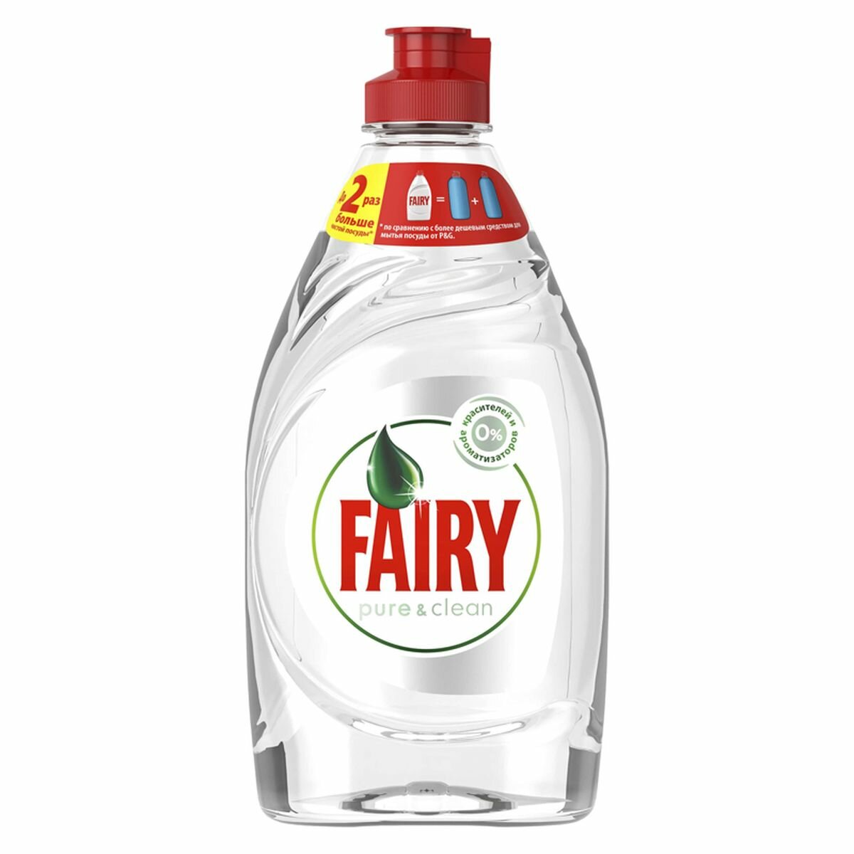 Средство для мытья посуды Fairy Pure&Clean, 450мл (8001090837424), 10шт.
