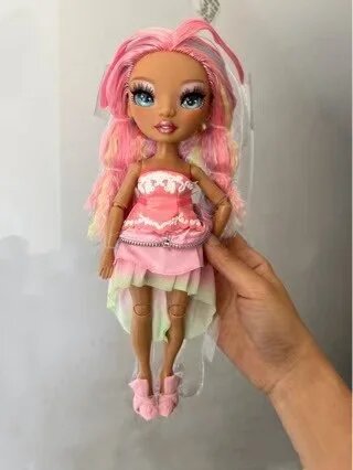Оригинальная кукла Rainbow Doll с красочными волосами, красивыми блестящими глазами, для самостоятельного творчества, коллекционная кукла.