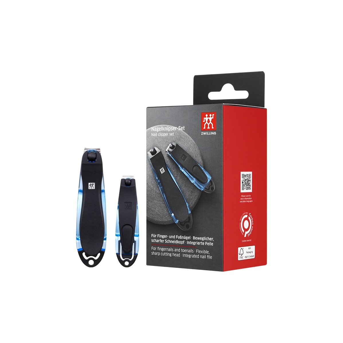 ZWILLING DE Zwilling 360° Вращающиеся Ножницы для ногтей Оригинальные Импортные Пинцет с отделкой гвоздём