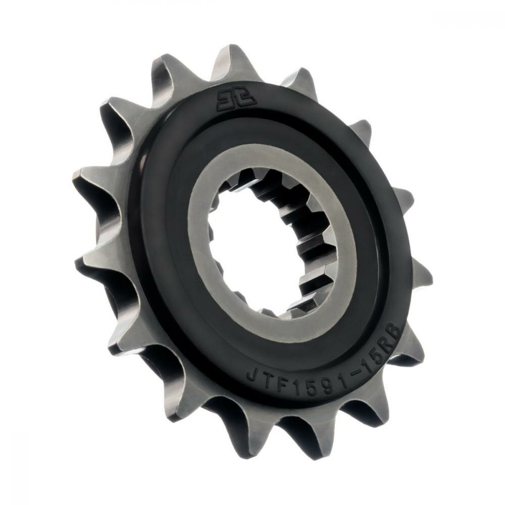 Звезда ведущая JTF1591 15RB, 15 зубьев, с резиновым демпфером
