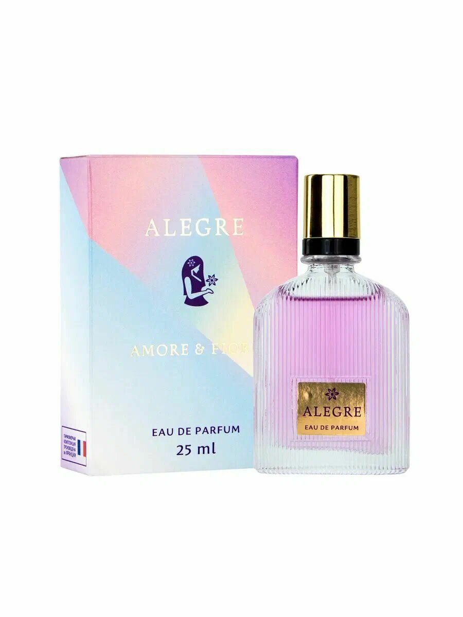 Парфюмерная вода Delta Parfum amore&fiore ALEGRE 25ml (аромат Eclat) для женщин