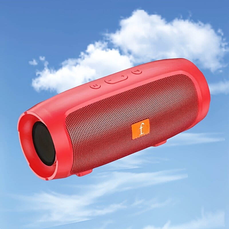 Беспроводные стереоколонки с сабвуфером, с функцией зарядки, высокая громкость, длительный срок службы, красный цвет