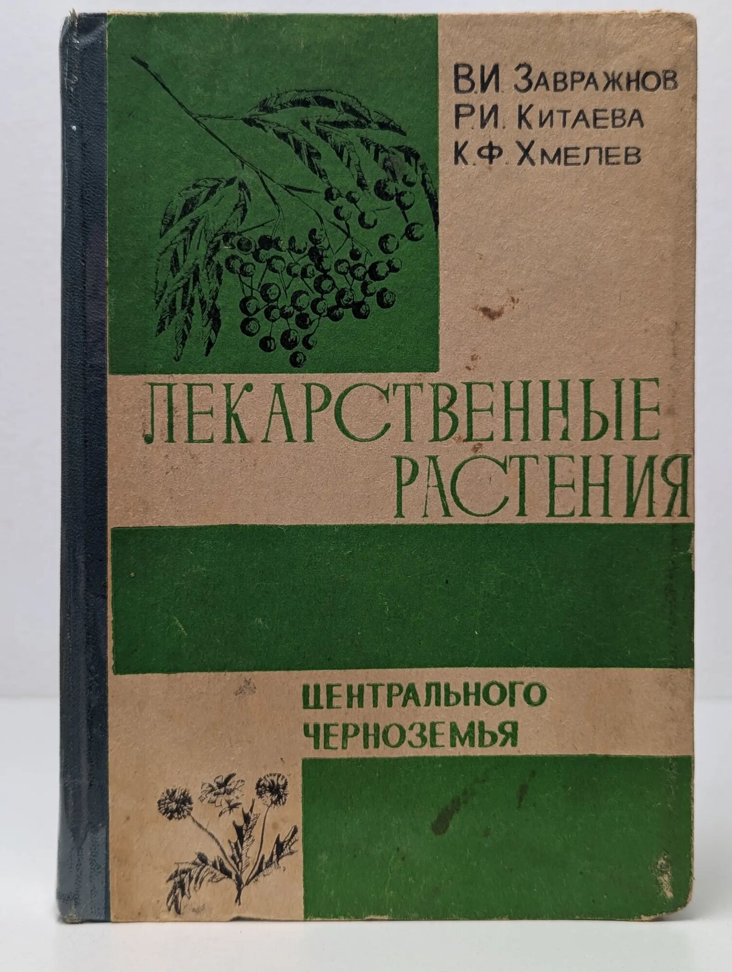 Лекарственные растения Центрального Черноземья Завражнов Виктор Иванович, Китаева Римма Ивановна, Хмелев Константин Филиппович 1975