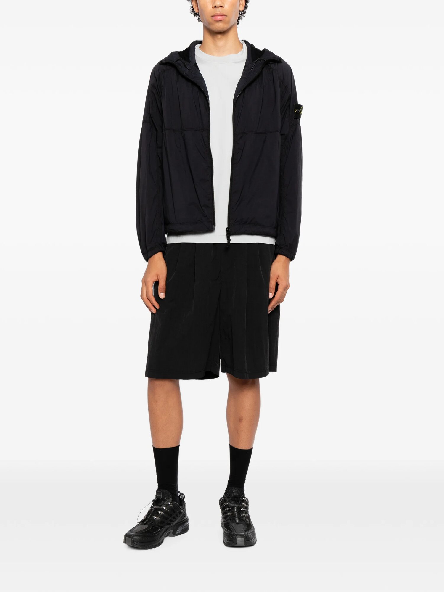 Куртка Stone Island Compass-patch hooded jacket, размер L — фото 1