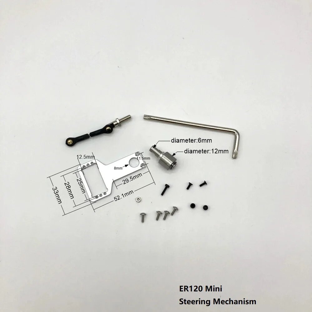 FLIIT JP Hobby ER-120 Сервоподдержка носа для моделей Белый, Mini