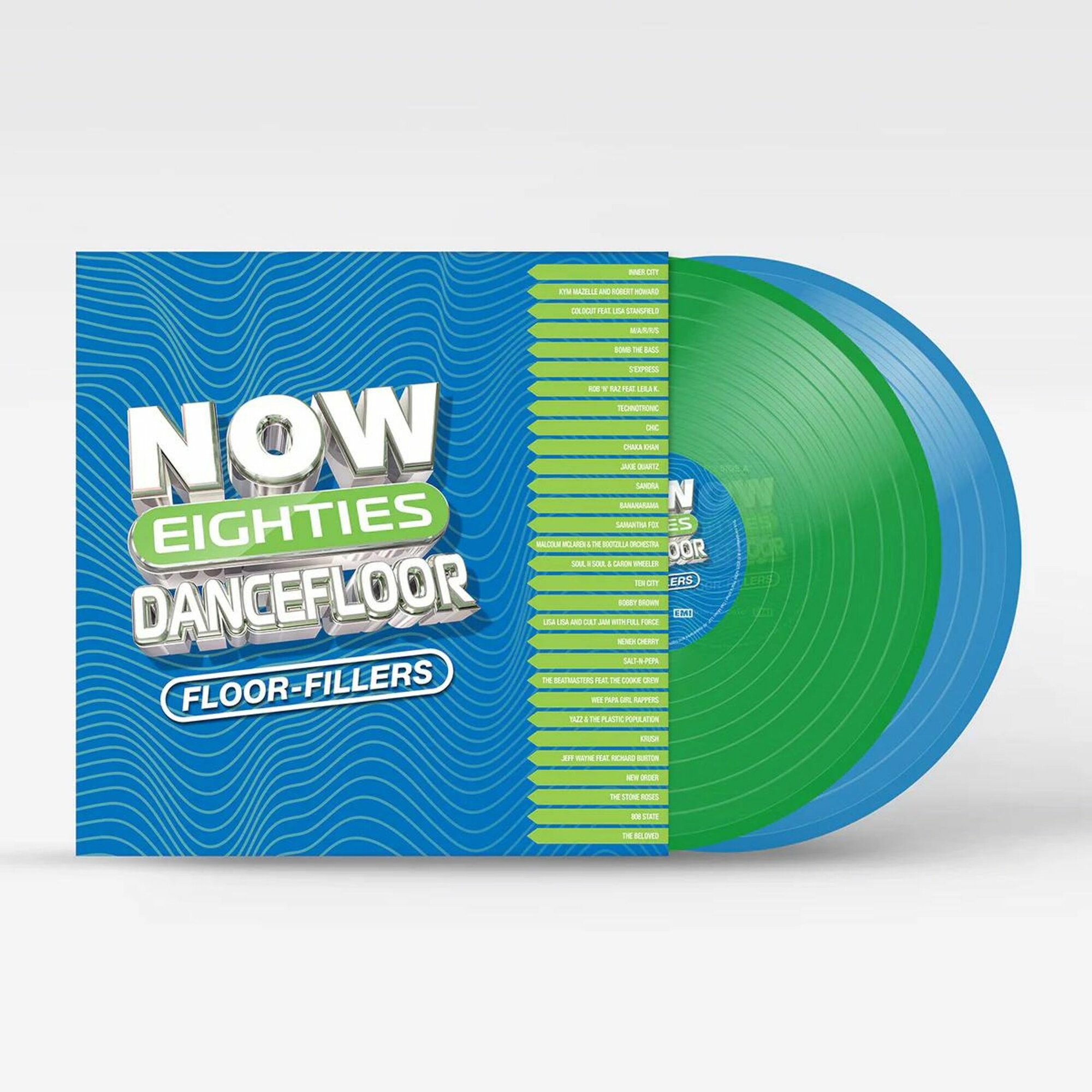Виниловая пластинка Various Artists - Now 80s Dancefloor: Floor-Fillers (2LP Зелёно-синий винил) 2025