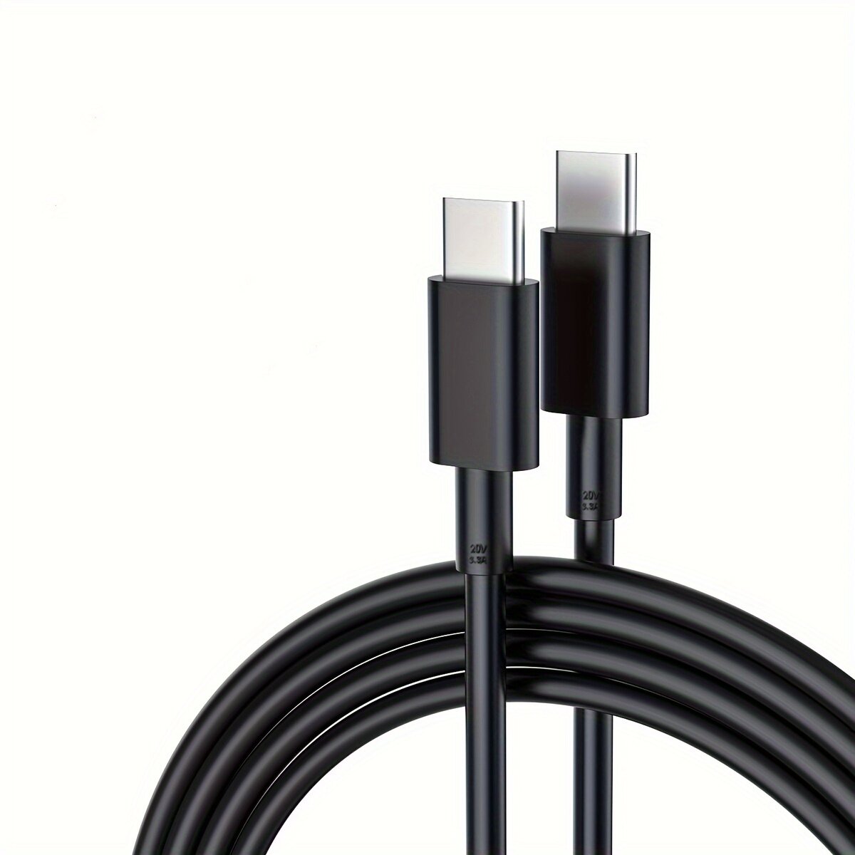 Кабель данных Type-C - Type-C, черный, 3,3 фута