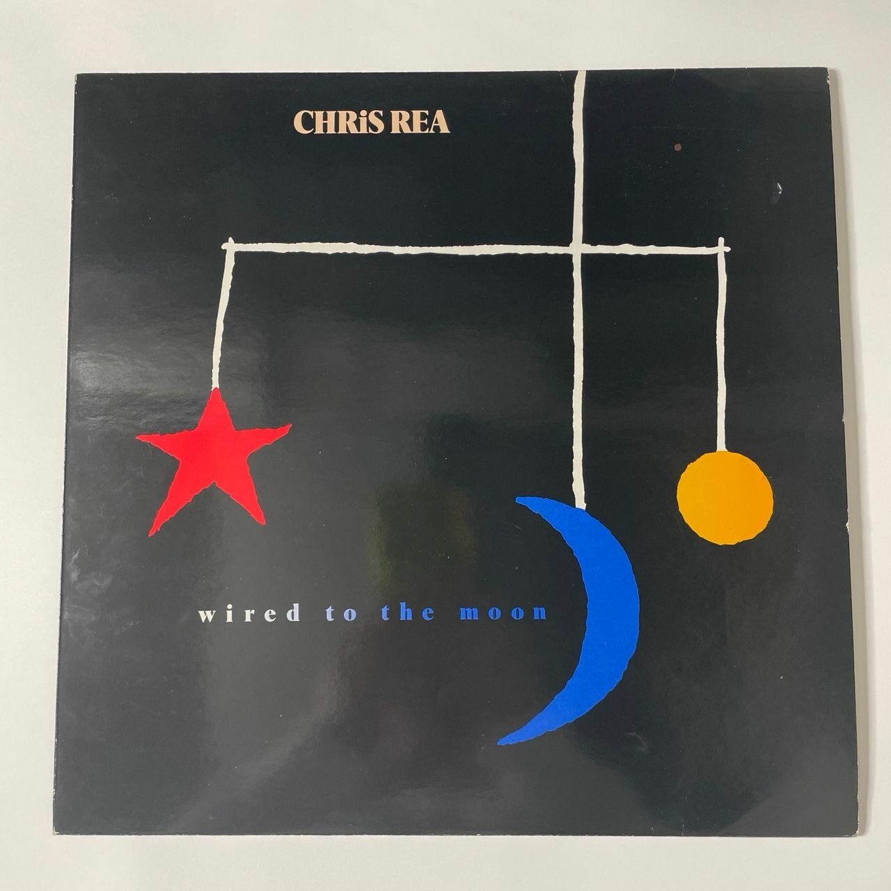 Винтажная виниловая пластинка LP Chris Rea Wired To The Moon (Германия 1984)