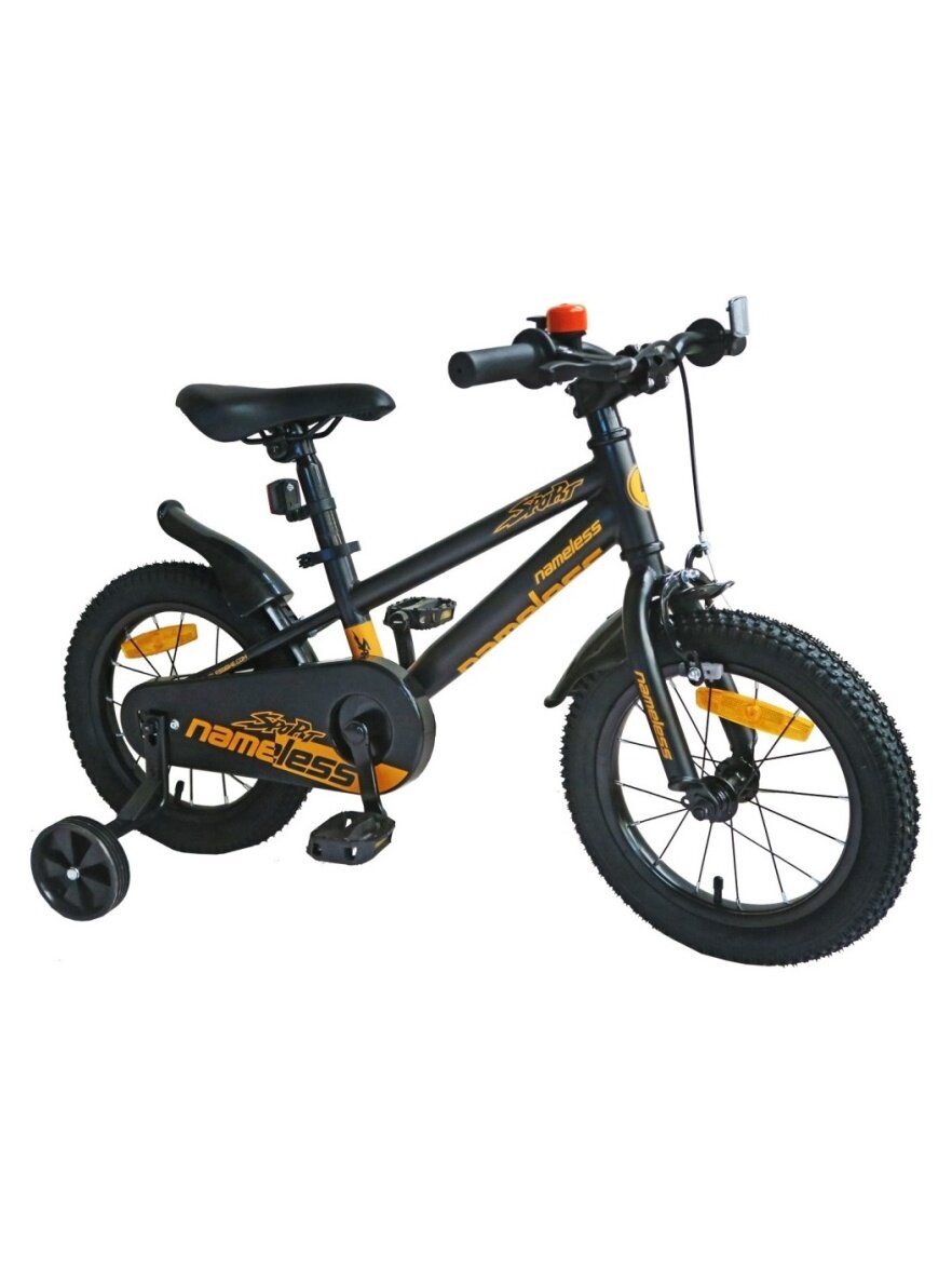 Детский велосипед Nameless 16" SPORT, Черный/Оранжевый (2025)