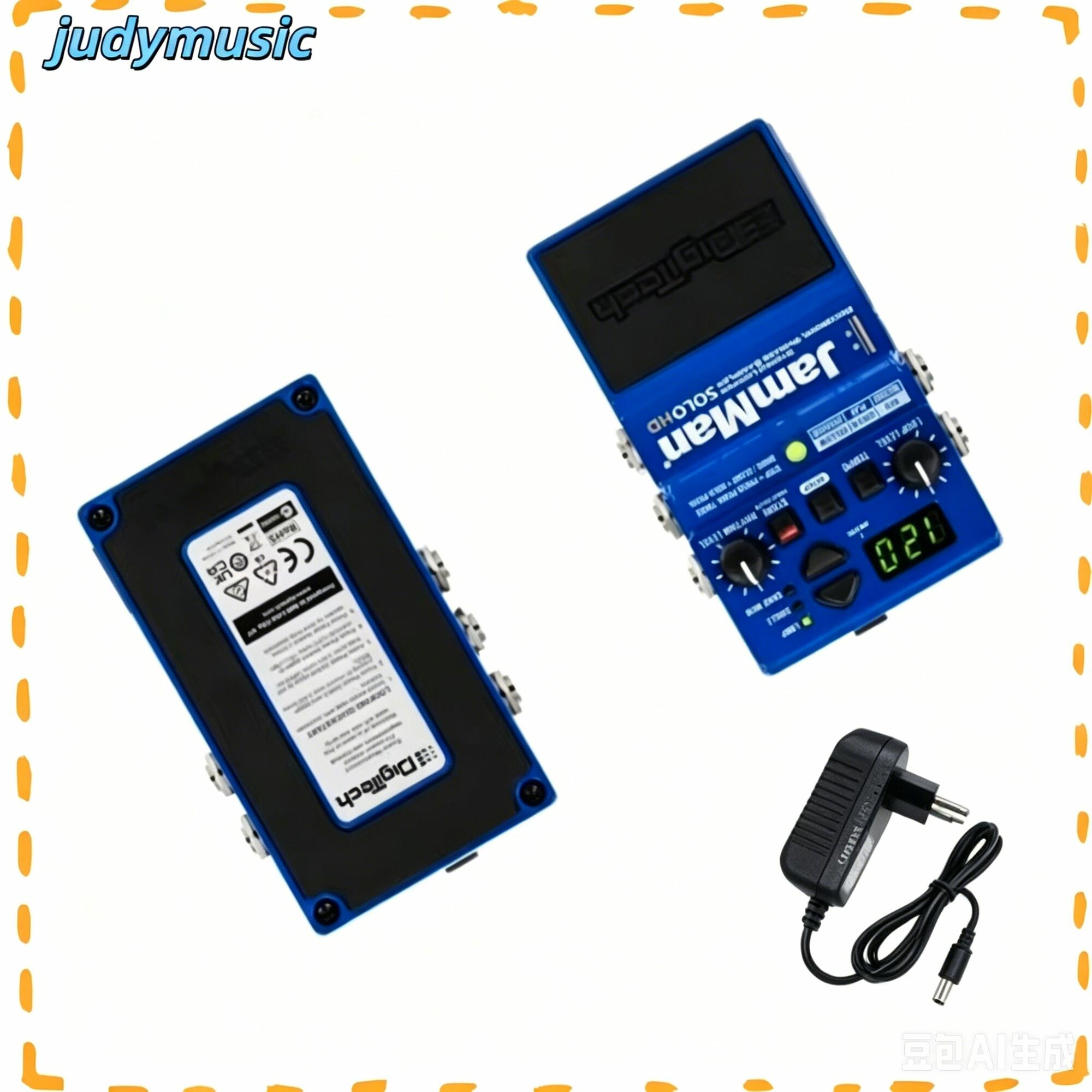 DigiTech JamMan Solo HD Stereo Looper, педальная гитара Stompbox