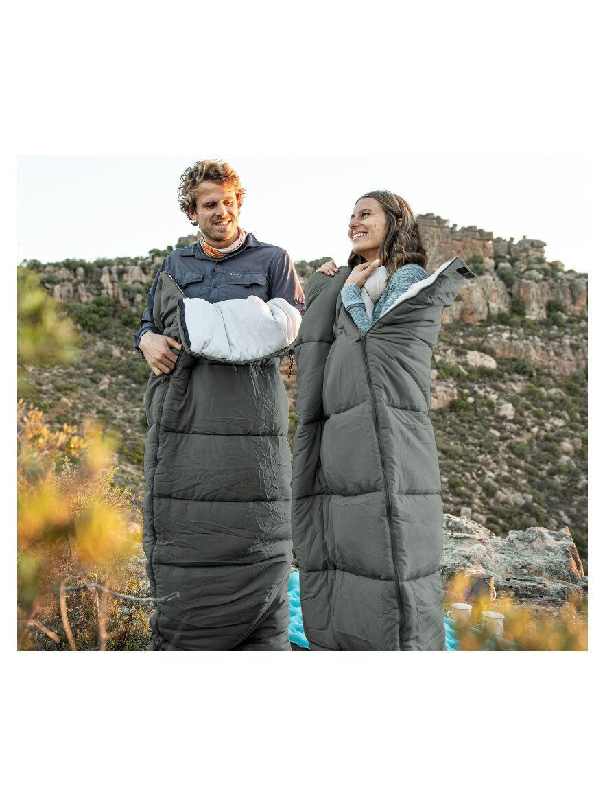 Спальный мешок Naturehike F150 NH22MSD05 серый, левый