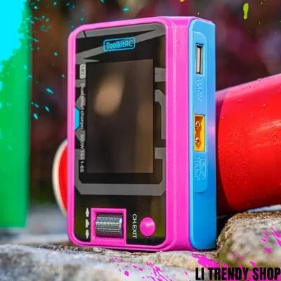 Зарядное устройство ToolkitRC M6D DC Limited Edition (двухканальное, Out: 2*250Вт) Розовое