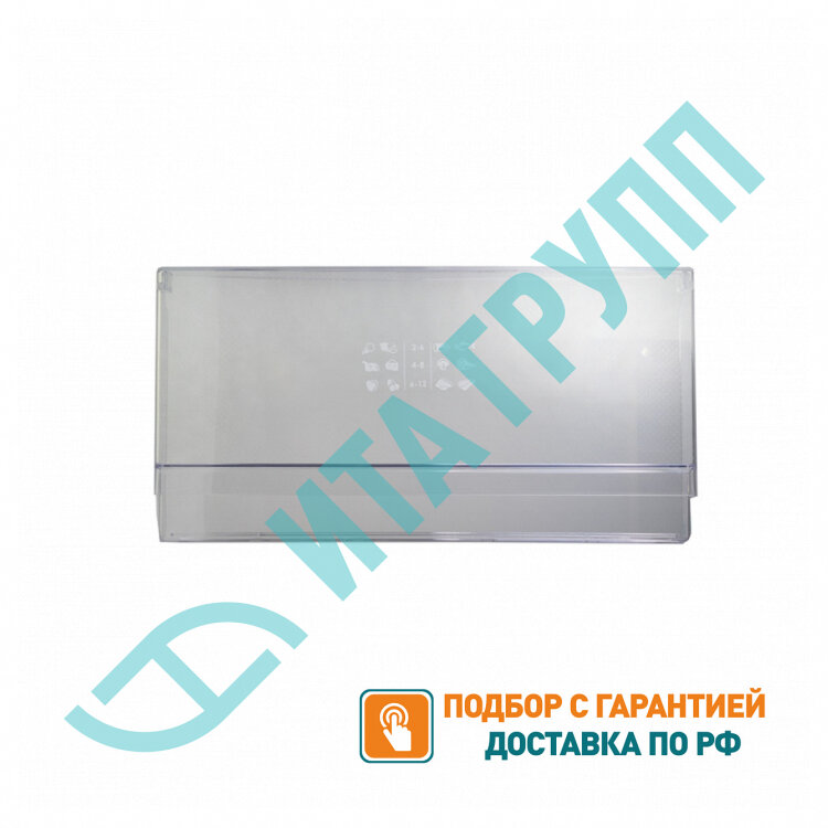 Панель морозильного ящика холодильника Минск, Атлант 43x22см нижняя, мкау.735224.126, 773522412600