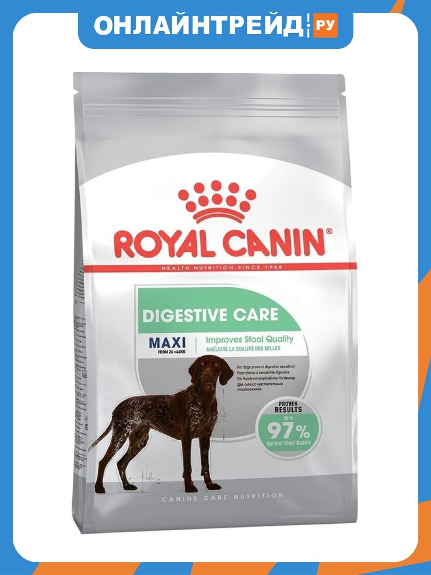 Корм сухой Royal Canin Maxi Digestive Care для собак крупных пород с чувствительным пищеварением 3кг