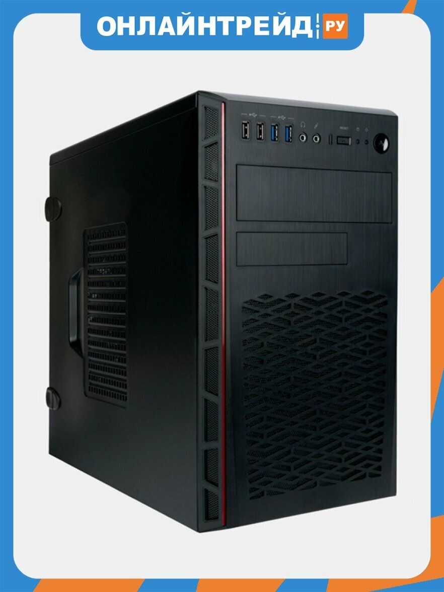 Корпус Inwin с блоком питания 600W EMR065, черный
