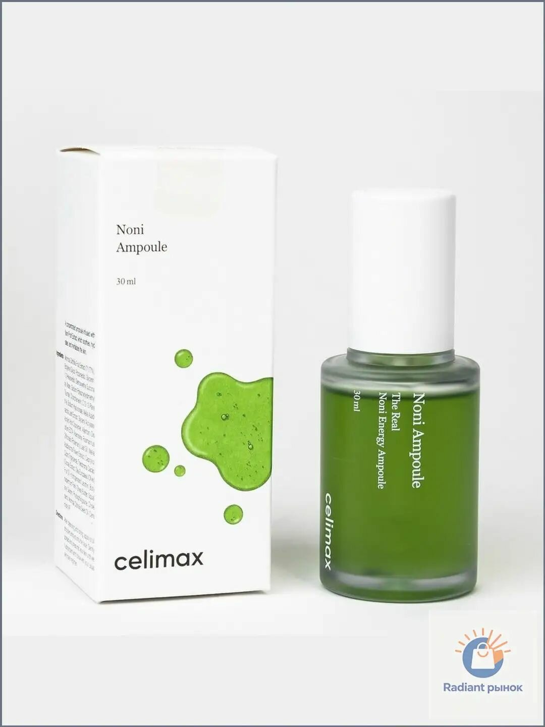 Восстанавливающая сыворотка на основе нони Celimax The Real Noni Energy Ampoule, 30 мл