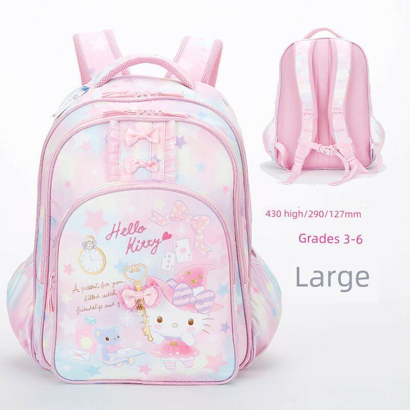 Сумка-рюкзак Hello Kitty для школы для девочек 3-6 классов, легкая, вместительная, с плечевым ремнем