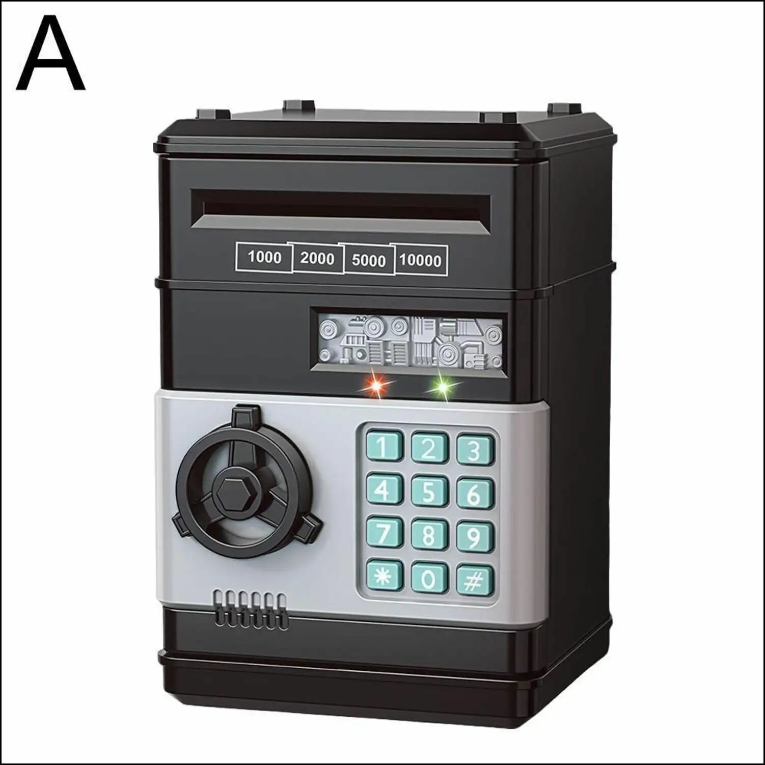 Копилка для денег "A"х19 см, 1 шт