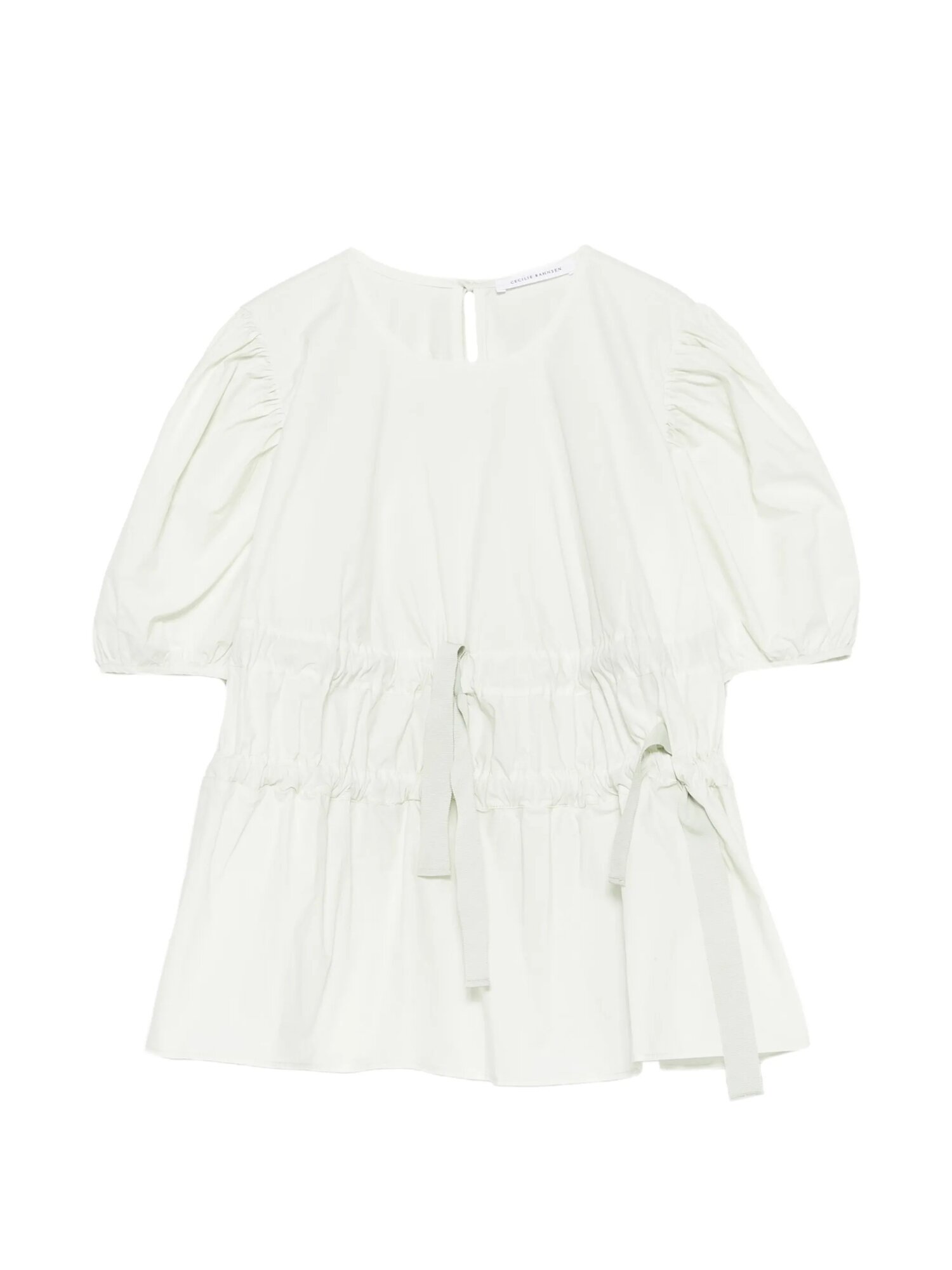 Топ Papillon matelassé peplum top