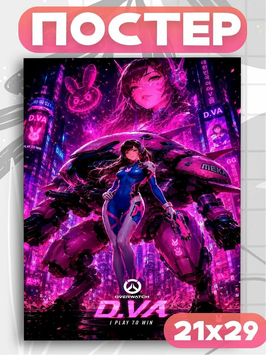 Постеры на стену Overwatch