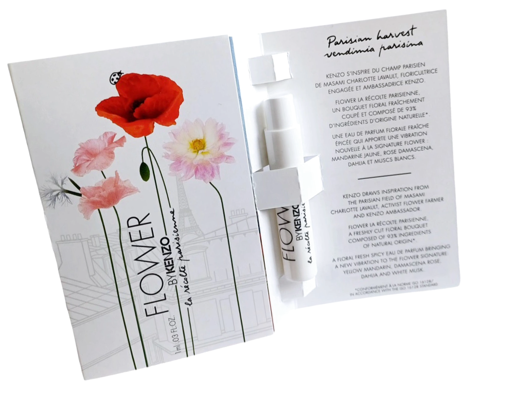 Парфюмерная вода Kenzo Flower La Recolte Parisienne женская 1 мл миниатюра - Кензо Цветок Флауэр
