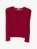 Свитер PATRIZIA PEPE Rib-knit button-placket sweater, размер 34, , красный