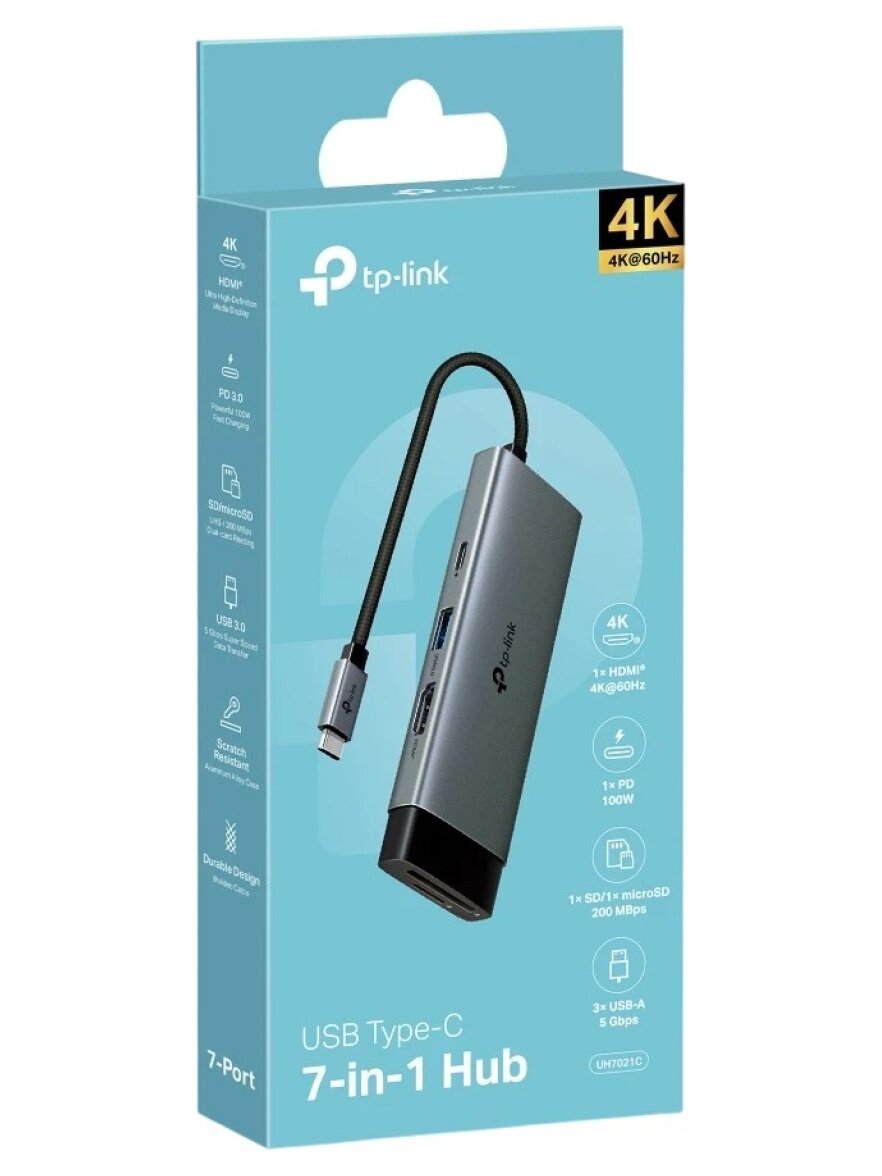 USB-концентратор Tp-link UH7021C — фото 1