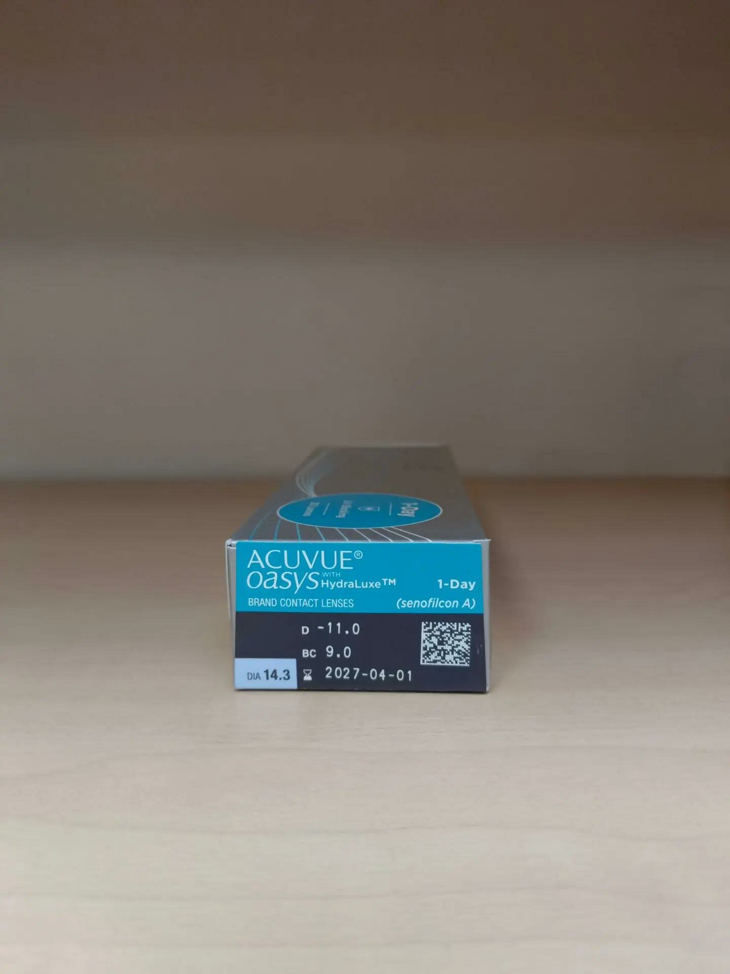 Контактные линзы Acuvue Oasys 1-Day with HydraLuxe 30 линз R 9,0 -11,00