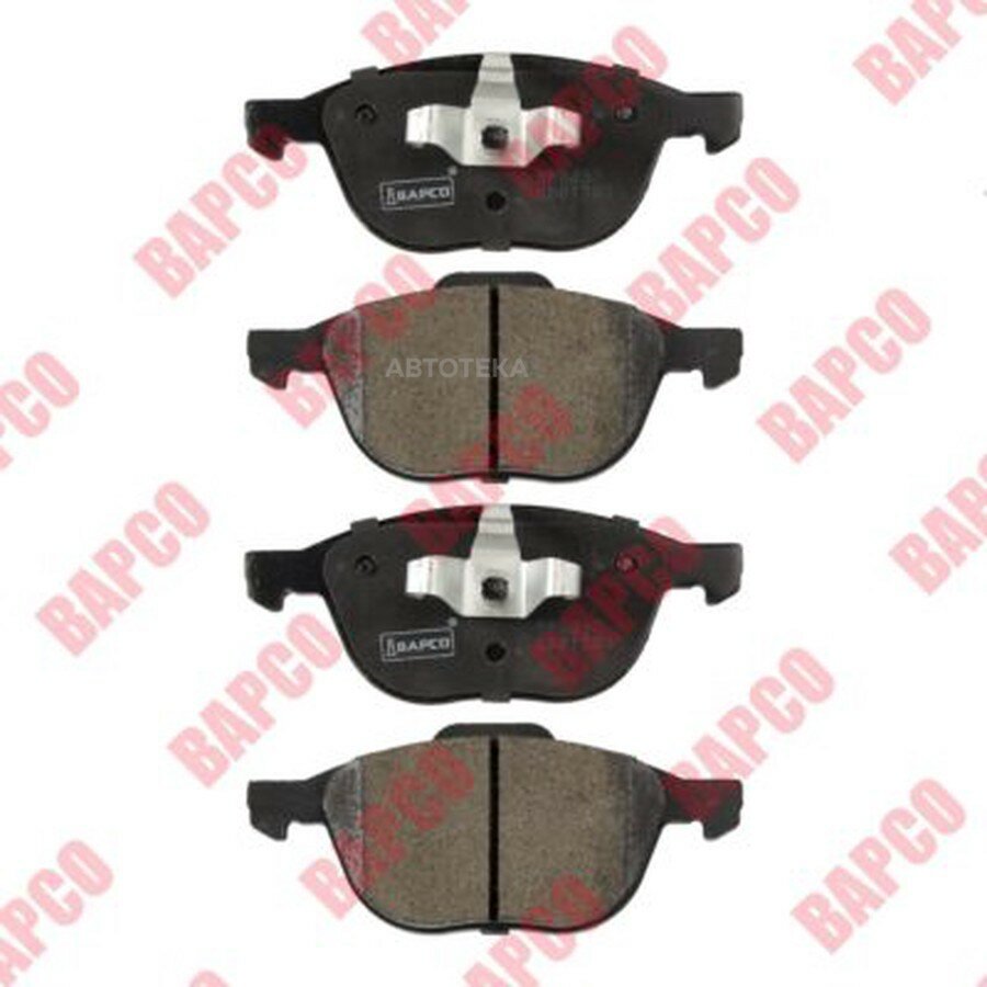 Колодки тормозные дисковые передние BAPCO BP0297