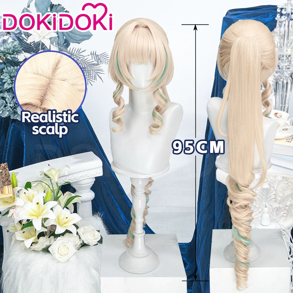 Косплей парик Даника Ной Весна красный 100 см Vesna Wig Only, PRE-SALE