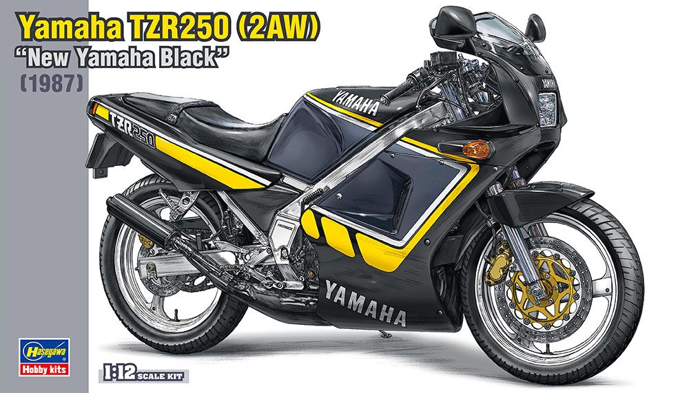Сборная модель Hasegawa Мотоцикл Yamaha TZR250 (2AW) "New Yamaha Black"