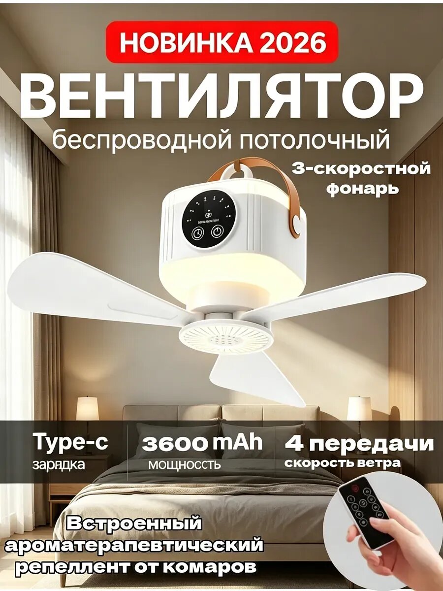 Вентилятор потолочный в беседку